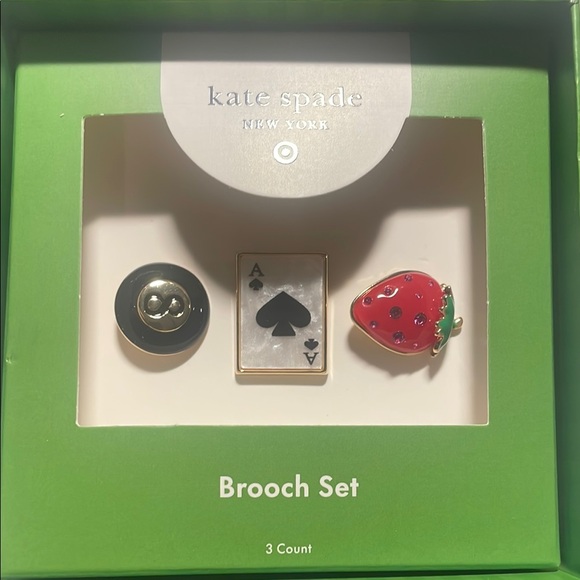 kate spade | Jewelry | Kate Spade Brooch Set | Poshmark